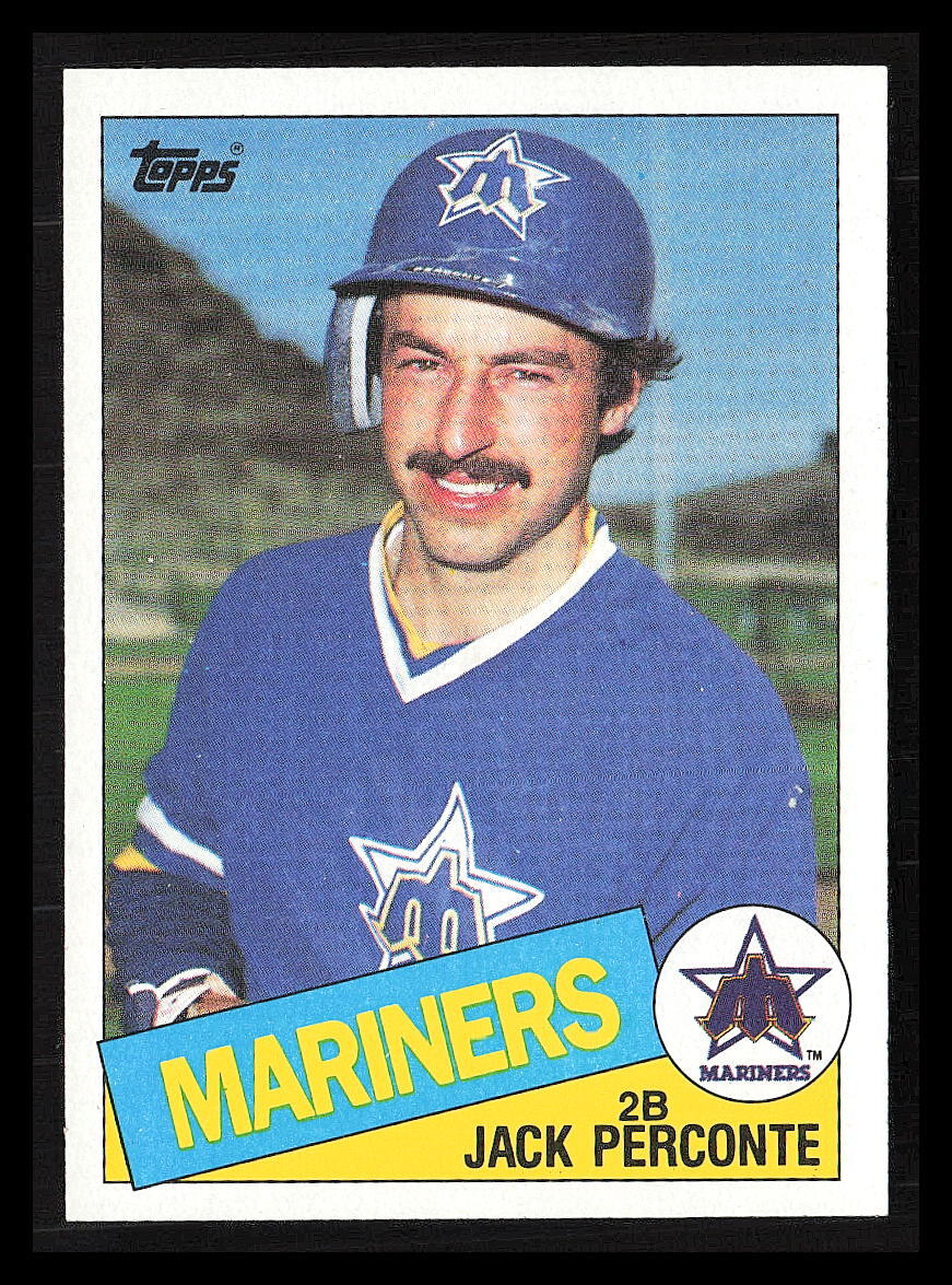 Jack Perconte 1985 Topps #172 Seattle Mariners | eBay