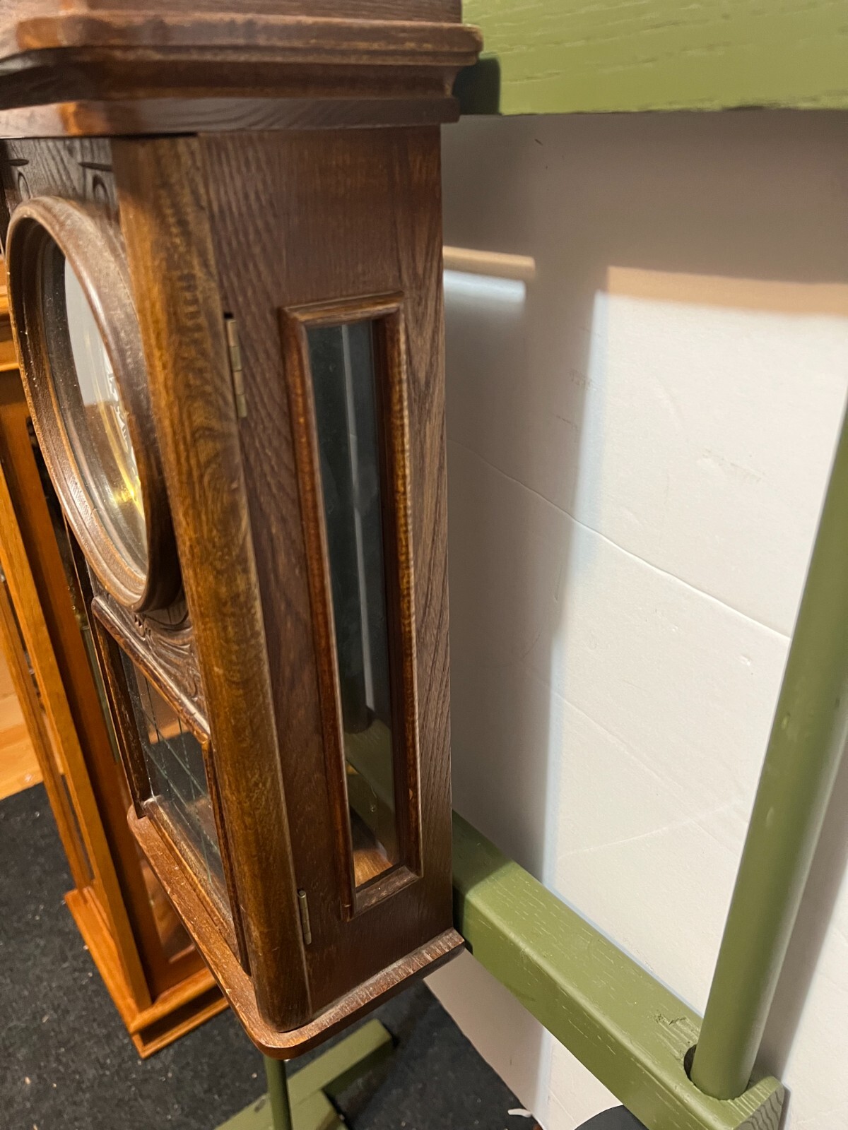 The TIME MFG. Co. Centennial Parlor Clock Wall Clock Mechanical Movmnt ...