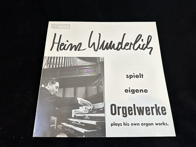 Heinz Wunderlich Orgelwerke Rare German Pressing ASR 00012 NM+ ...