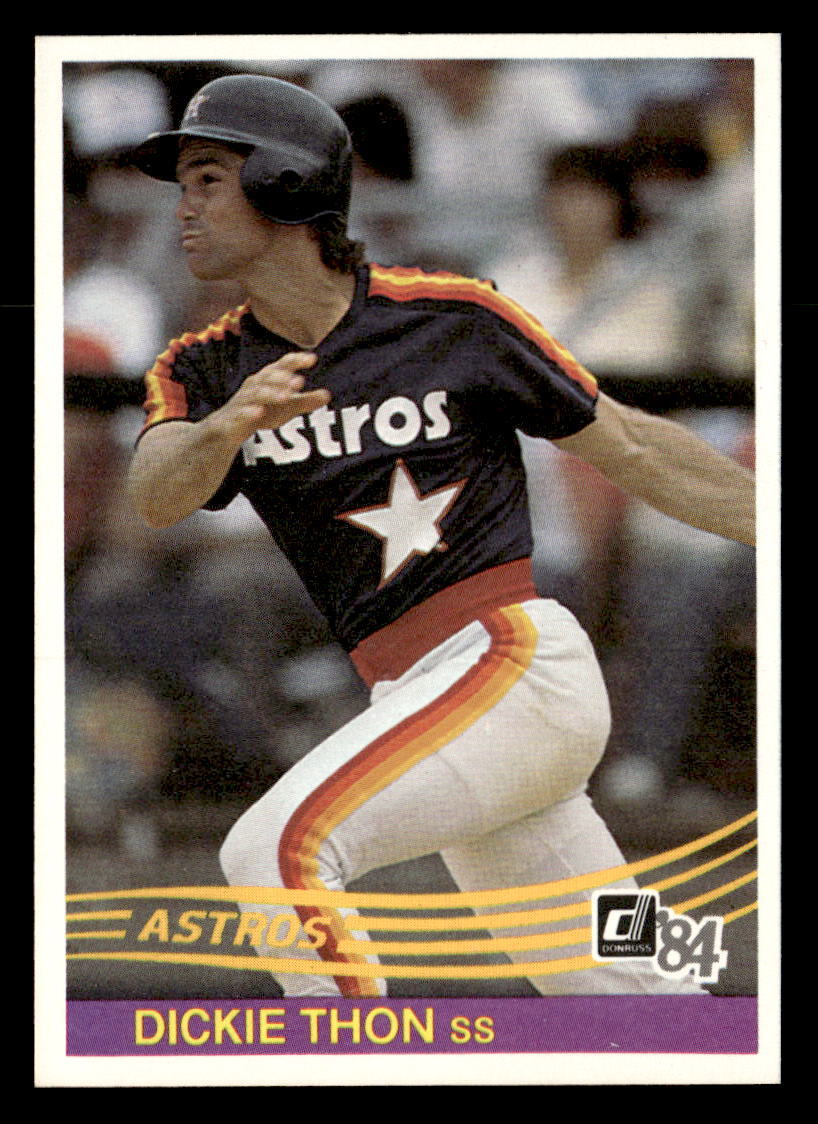 Dickie Thon 1984 Donruss Card #304 Houston Astros | eBay