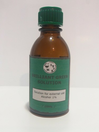 Brilliant Green Solution 1% Antiseptic Antibacterial (zelenka, зеленка ...