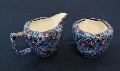 Vintage Ringtons Tea Chintz China Milk Jug & Sugar Bowl Never Used With ...