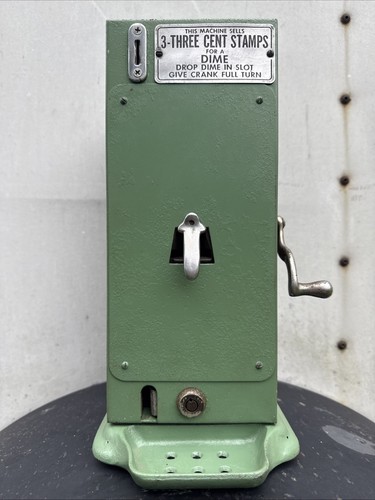 Vintage Schermack Model 310 D 3-Cent Sanitary Stamp Vending Machine (No ...