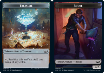 Treasure Token (013) // Rogue Token - Foil x1 - Streets of New Capenna ...