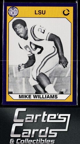 Mike Williams 1990 Collegiate Collection LSU Tigers #64 LSU Tigers | eBay