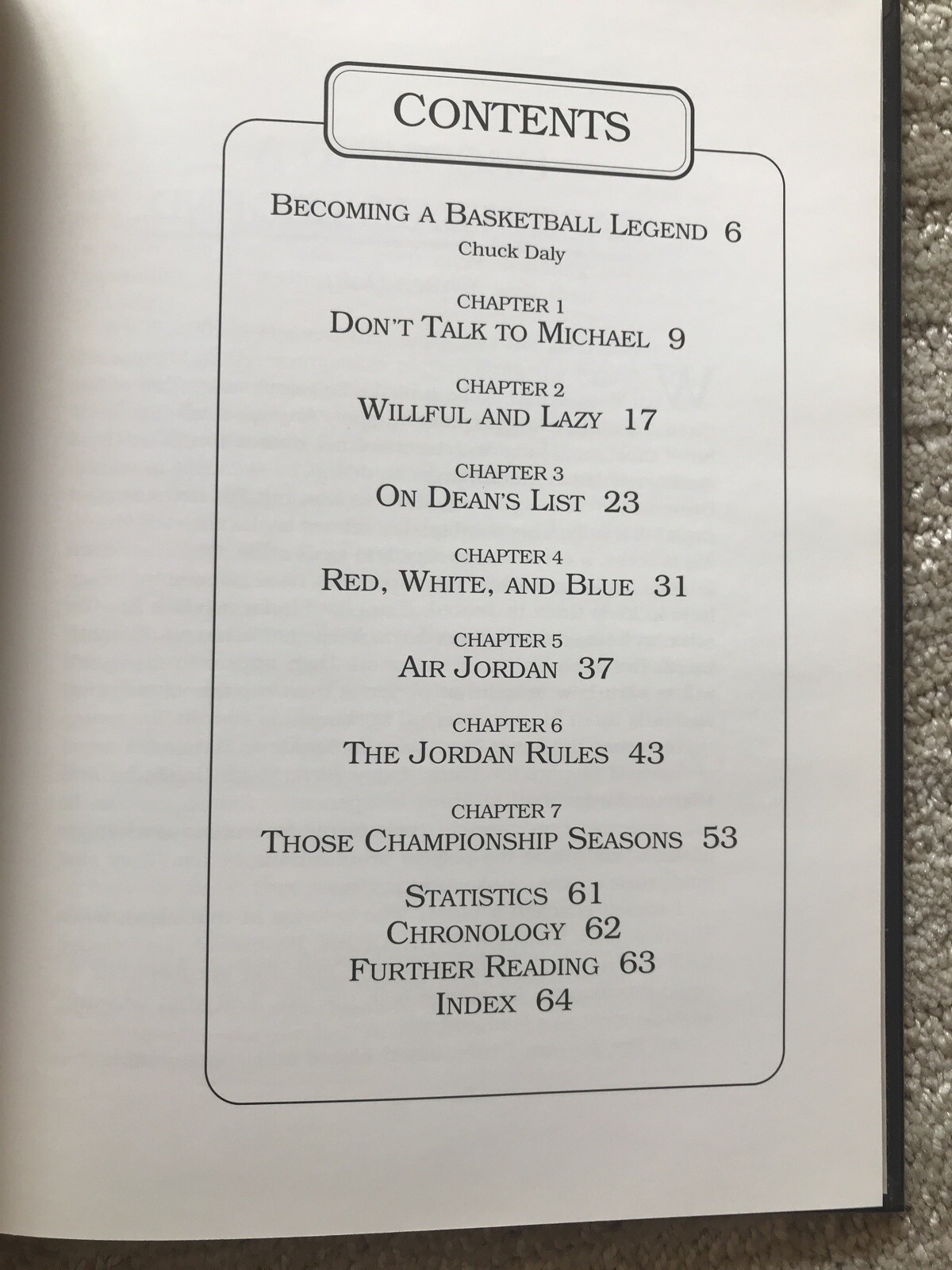 #23 Basketball Legends book Michael Jordan By Sean Dolan Used Hard ...