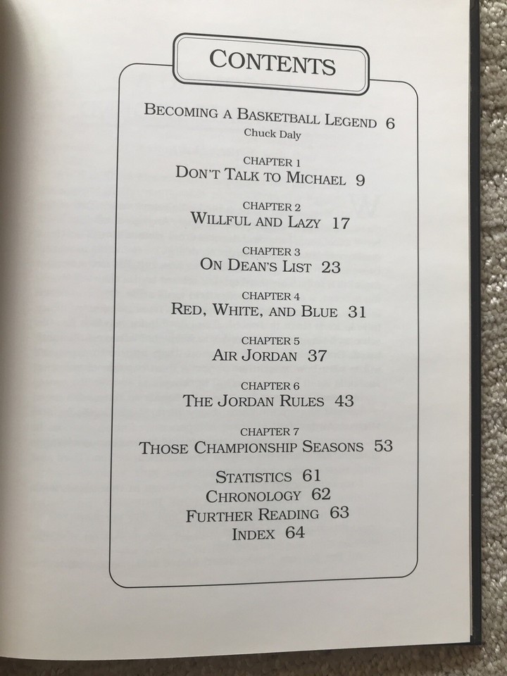 #23 Basketball Legends book Michael Jordan By Sean Dolan Used Hard ...