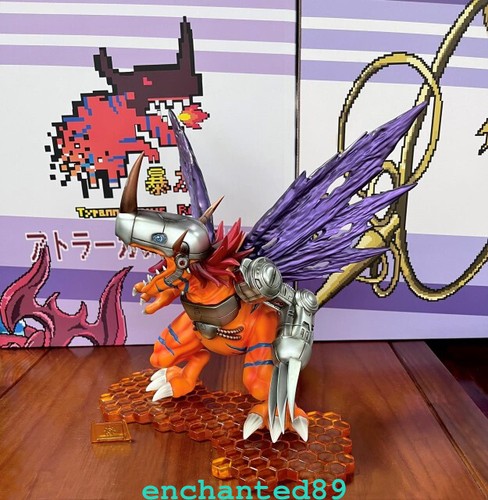T-Rex Studio Surge Digimon Adventure Metal Greymon GK Resin Painted ...