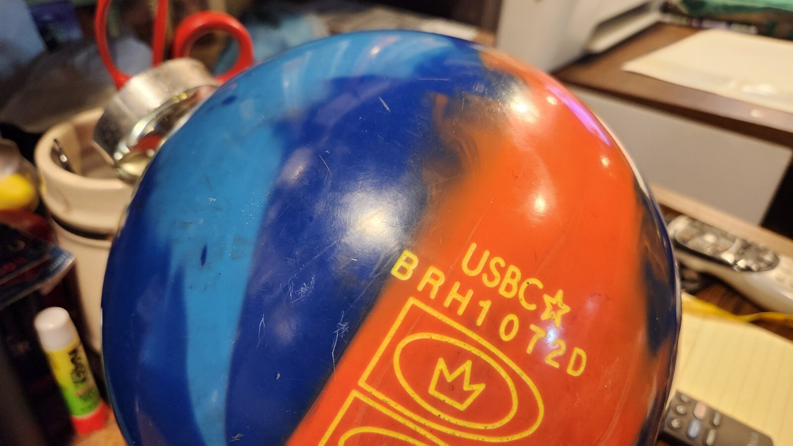 Brunswick Mindset Bowling Ball 14 lbs Preowned Span 4 1/8 Inches Lefty ...
