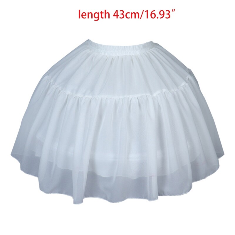Crinoline Underskirt Petticoat Cage Half Slips for Women Girls Ball ...