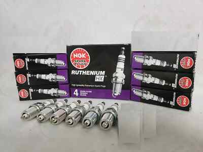 Set of 6 NGK RUTHENIUM HX Spark Plugs LTR6BHX 90495 | eBay
