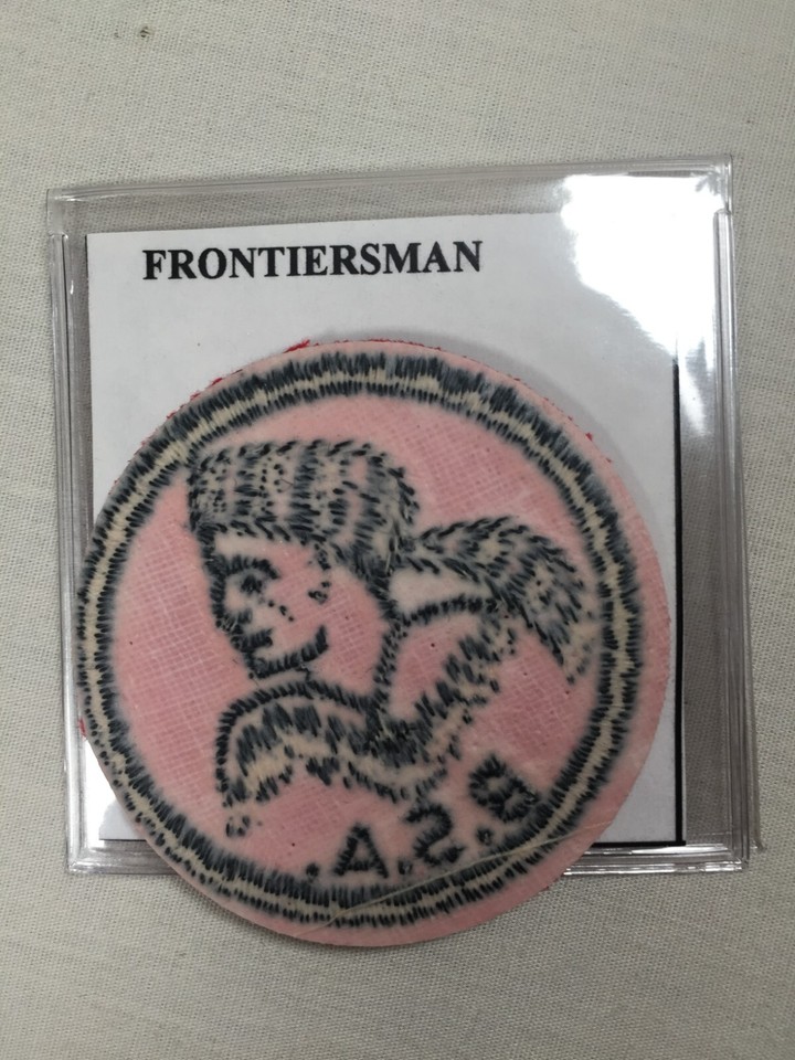 Frontiersman Red Black Gum Back Patrol Medallion BSA Patch | eBay