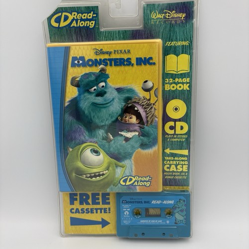 Disney Pixar Monsters Inc. CD/ROM Read-Along Book & Bonus Cassette ...