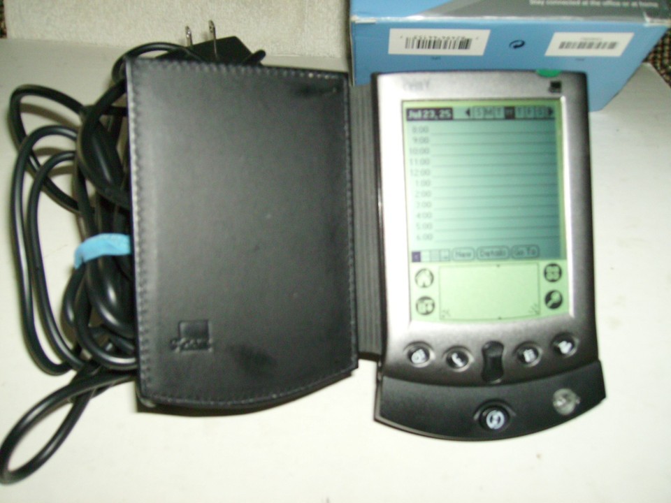 Palm Vx with 3Com Stylus, Mono-screen, HotSync Recharge Cradle TESTED ...