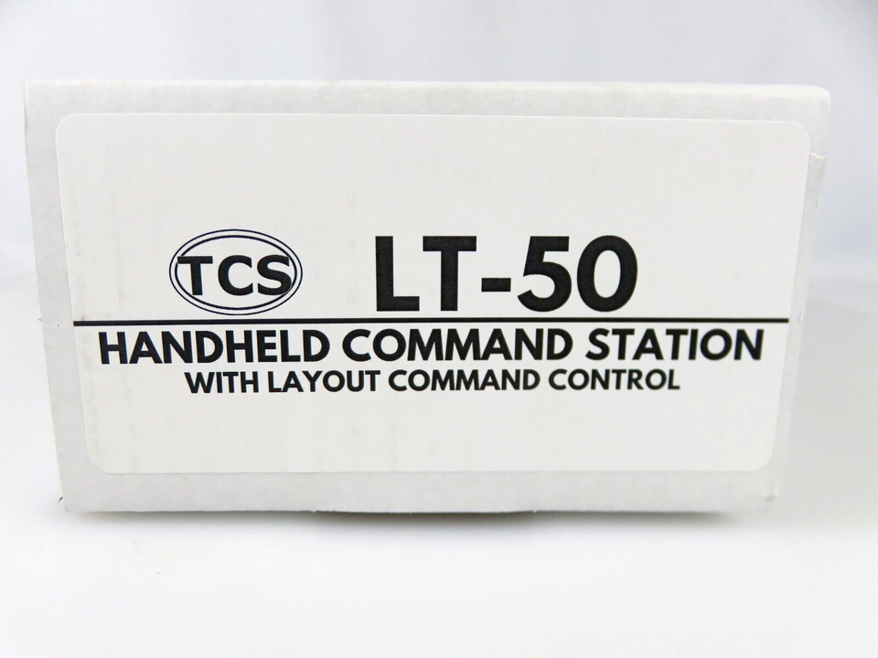 TCS Train Control Systems DCC LT-50 Stater System Handheld Layout ...