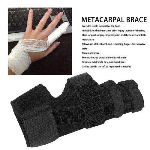Splint Adjustable Metacarpal Finger Splint Hand Brace With Bendable Al ...