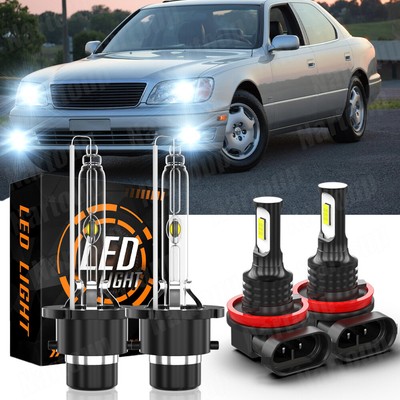HID Headlight Bulbs For Lexus LS400 LS430 1998-2006 Low Beam LED Fog ...