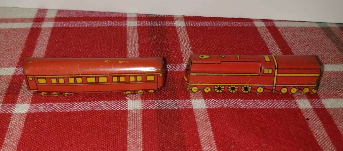 Vintage Cracker Jack Train 1931 Tin Litho Car And Engine | eBay