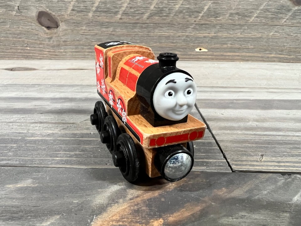 SNOWY RAILS SET Thomas and & Friends Wooden Railway JAMES 5 Snowflake ...