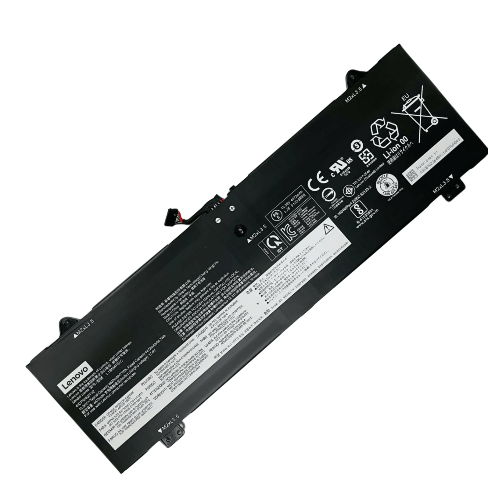 New Genuine L19M4PDC L19C4PDC L19L4PDC Battery For Lenovo Ideapad Yoga ...