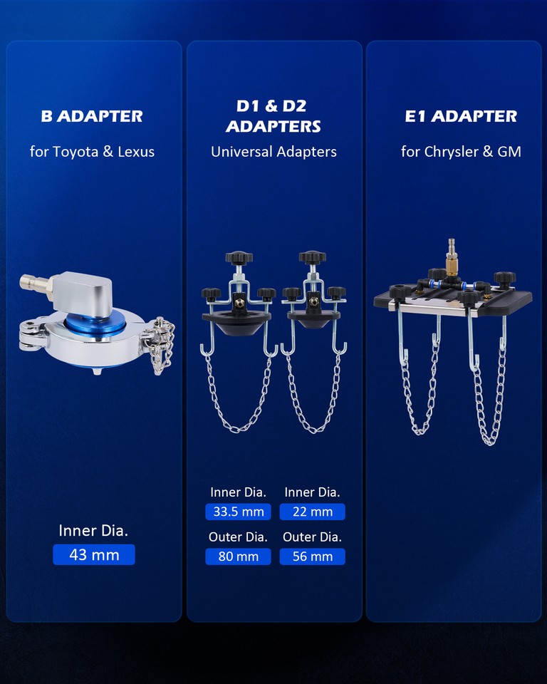 OMT 12pcs Master Cylinder Brake Bleeder Adapter Set Kit for Most ...