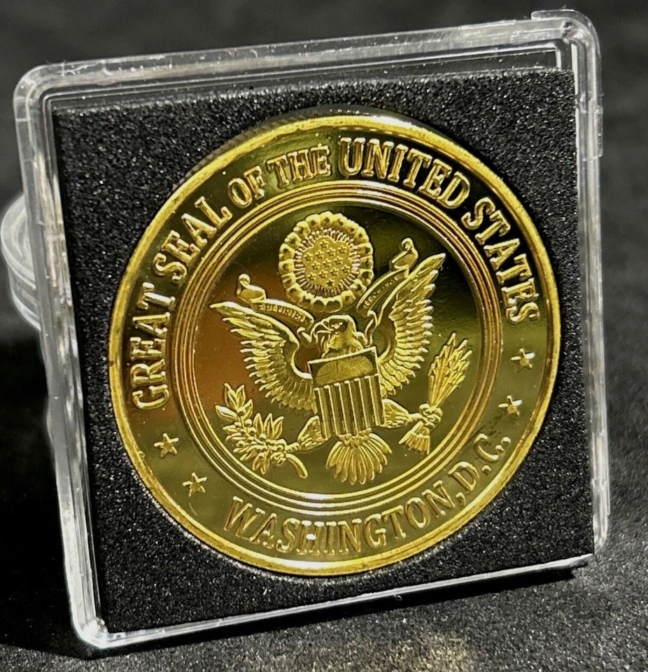 SOUTH CAROLINA (SC) State Seal Challenge Coin Colorized USA INCLUDES ...