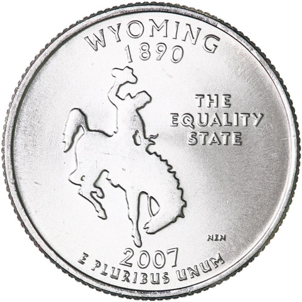 2007 P Wyoming State Quarter Satin Finish | eBay