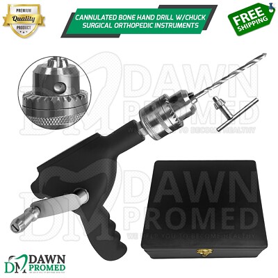 Cannulated Bone Hand Drill With Chuck Surgical Medical Orthopedic ...