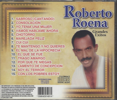 RARE cd SALSA ROBERTO ROENA Grandes Exitos Marejada Feliz Con Los ...