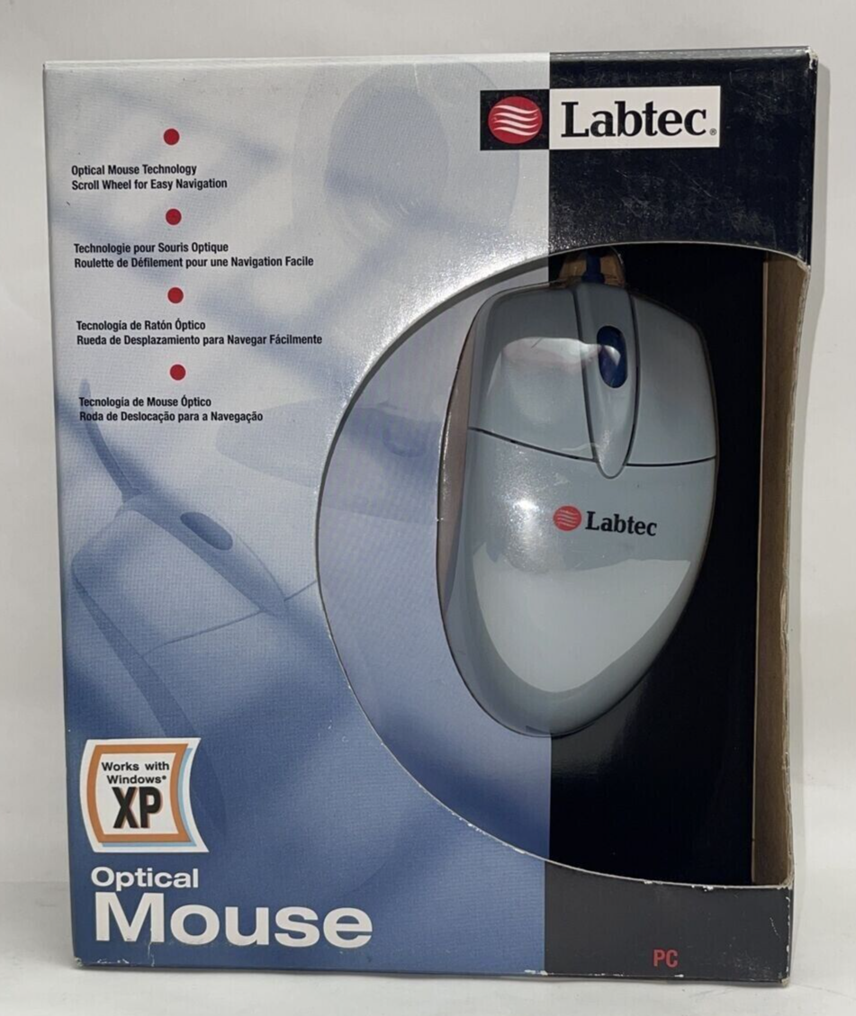 NEW IN BOX: "VINGAGE" LABTEC WHEEL MOUSE WITH LIGHT | eBay