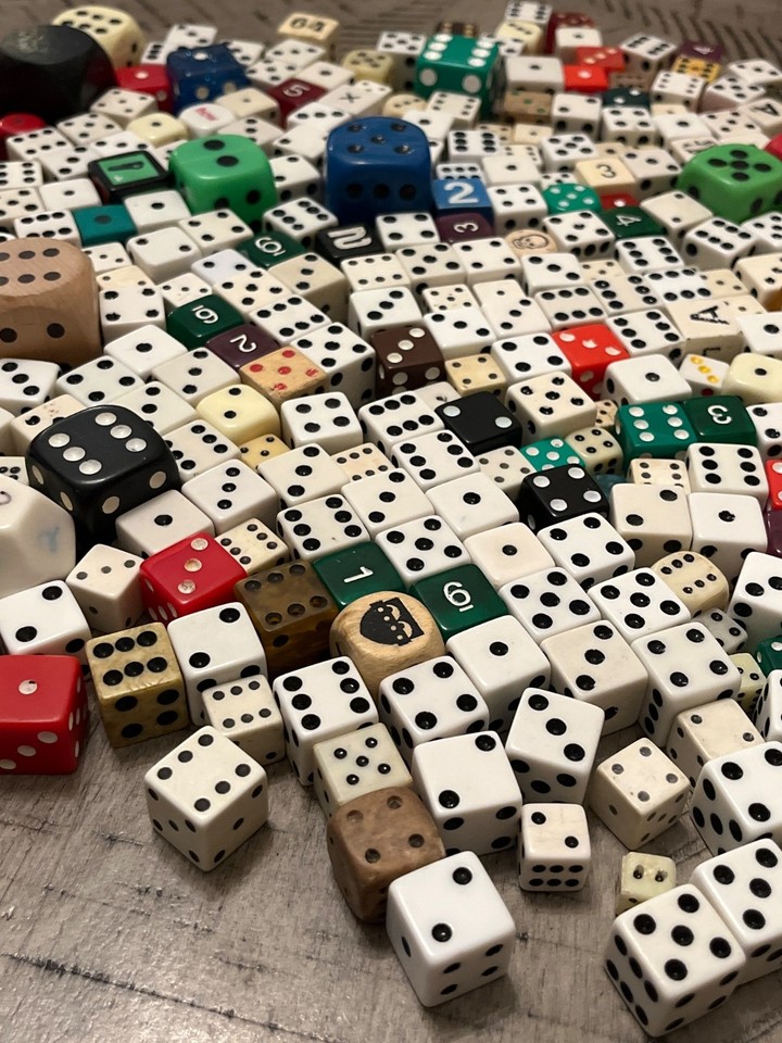 Eclectic dice lot many ages HUGE lot jumbo & more 123123@ | eBay