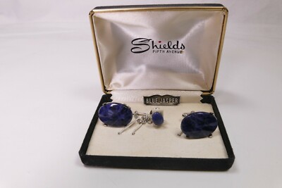 Mens Vintage Shields Fifth Ave CUFFLINKS w/TIE PIN NOS, NOS - Original ...