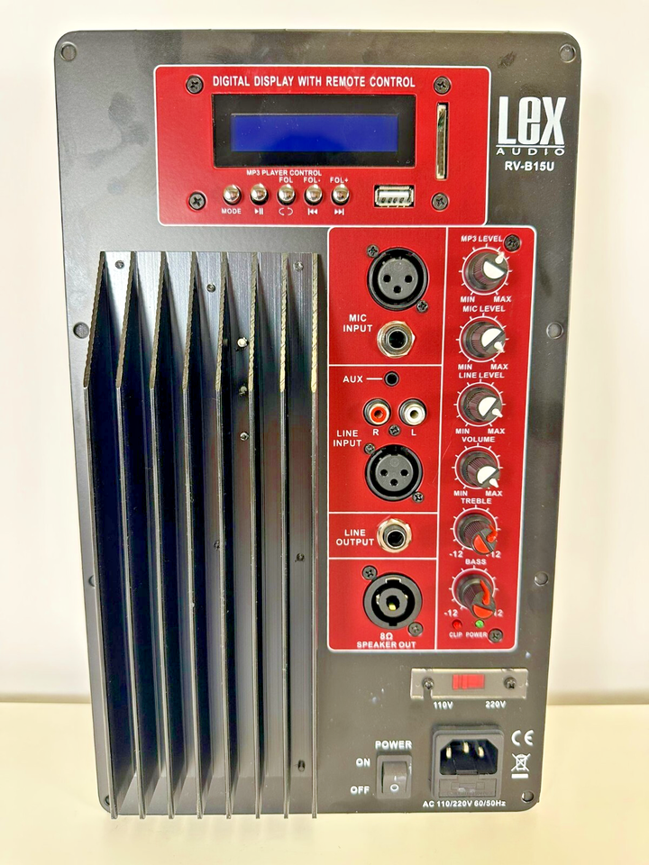Plate Amplifier for PA/DJ Speaker Cabinets and Loud speakers Lex Audio ...