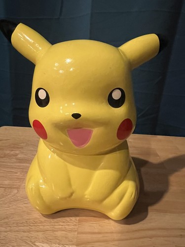 Pokémon Pikachu Piggy Coin Money Bank Ceramic Nintendo 2016 FAB NY 9 ...