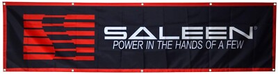 Saleen Banner Flag 2x8ft 60x240CM Mustang Ford Saleen Supercharged V8 ...
