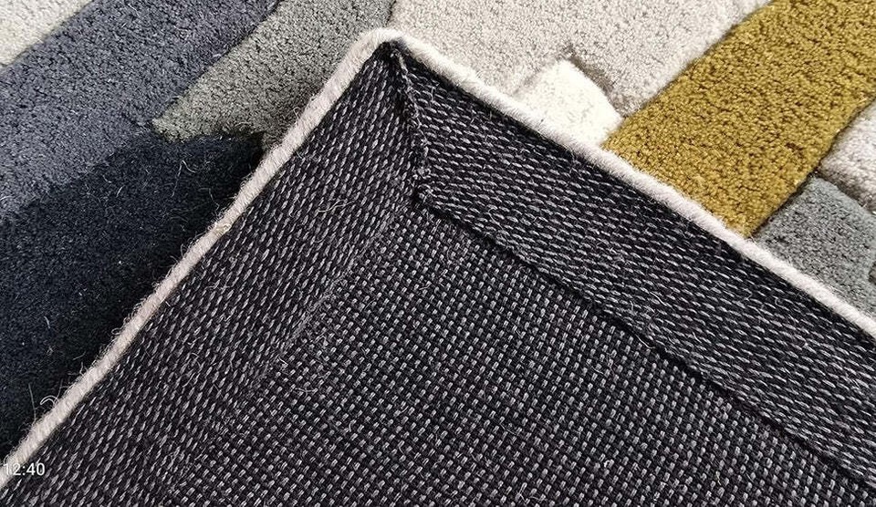 Rug Area Wool Geometric Hand Tufted Handmade Modern Carpet Modern ...