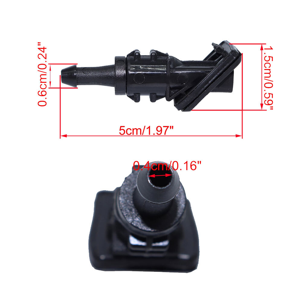 2Pcs Windscreen Washer Jet 986301H510 Nozzle For Kia Ceed ed jd 2006 ...