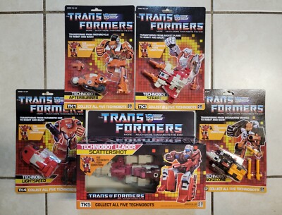 TRANSFORMERS G1 CARDED TECHNOBOTS US SELLER MOSC RARE SET! COMPUTRON ...