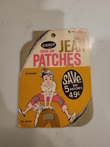 Vintage Sturdy Pants Iron-On Multicolor Big Jean Patches SP-10 | eBay