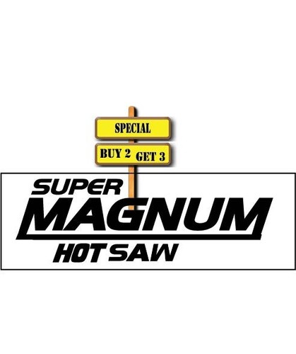 Super Magnum Hot Saw For Modified Chainsaw Sticker p66 | eBay