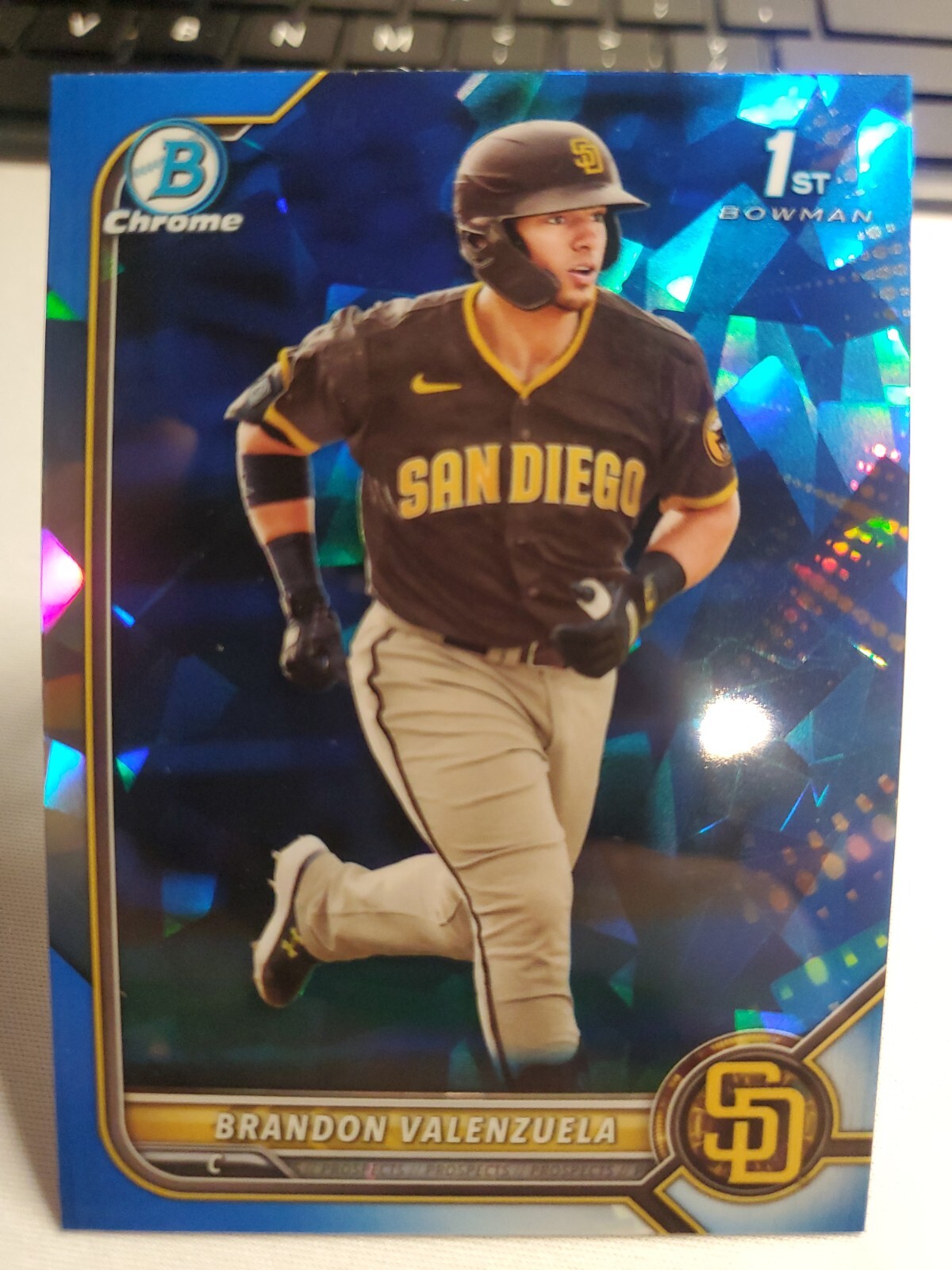 Brandon Valenzuela 2022 Bowman Chrome Sapphire 1st Bowman #BCP-28 | eBay