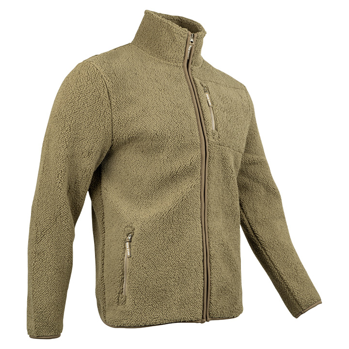 Jack Pyke Shires Fleece Jacket Green Deep Pile Men's Hunting NEW MODEL ...