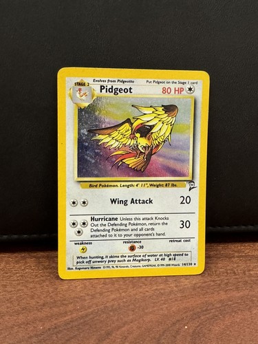 Pidgeot 14/130 Holo Base Set 2 Pokémon Card LP/MP | eBay