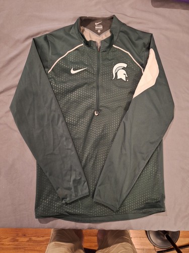 Nike MSU Michigan State Spartans Mens XS Quarter Zip Pullover ...