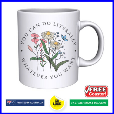Cute Coffee Mug DO WHATEVER YOU WANT Tea Cup Motivational Positive ...