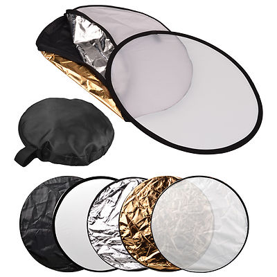 80cm Photogenic Photography Studio 5in1 Light Collapsible Reflector KIT ...