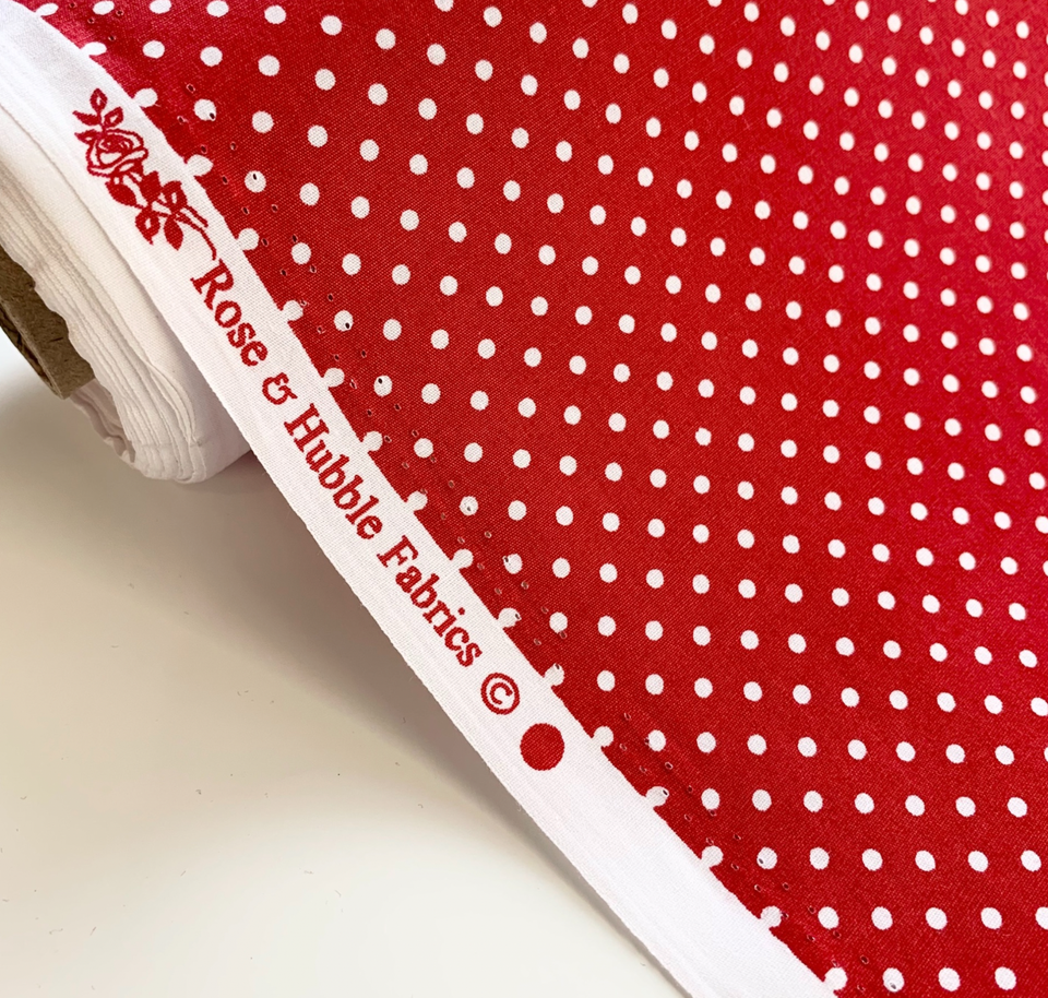 3mm Polka Dot Collection 100% Cotton Fabric, Sewing, Craft, Spots ROSE ...