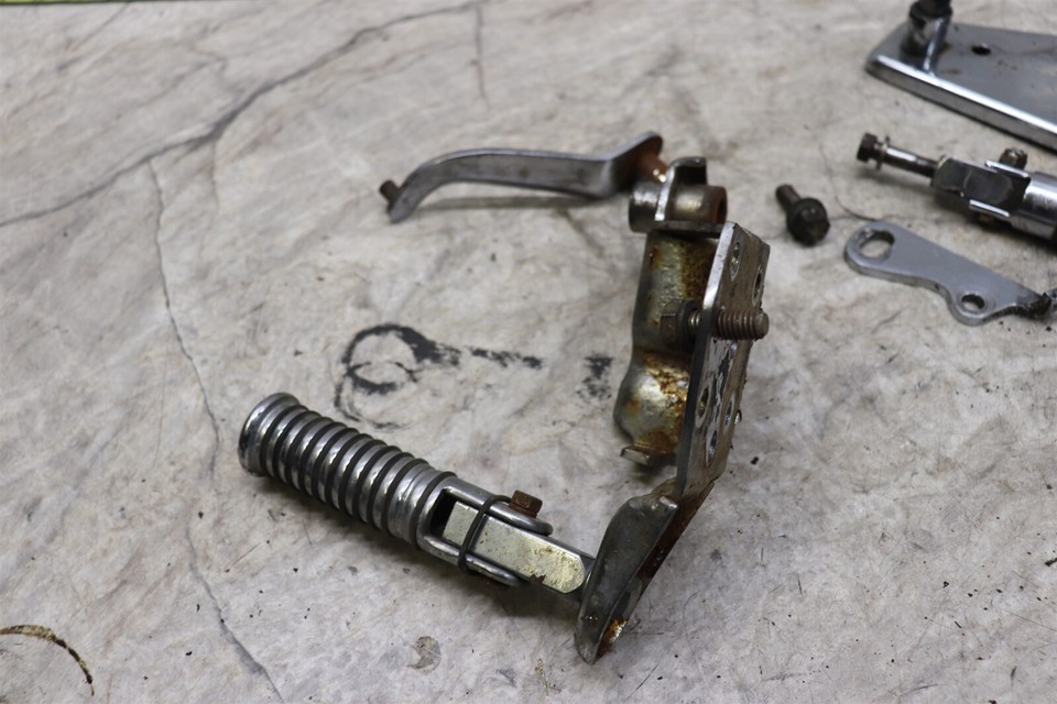 Harley-Davidson Shovelhead Evo Driver Foot Pegs Forward Control Set ...