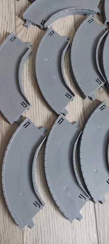 Thomas The Train Vtg Trackmaster Road & Reversible Blue Tracks 20 pc ...