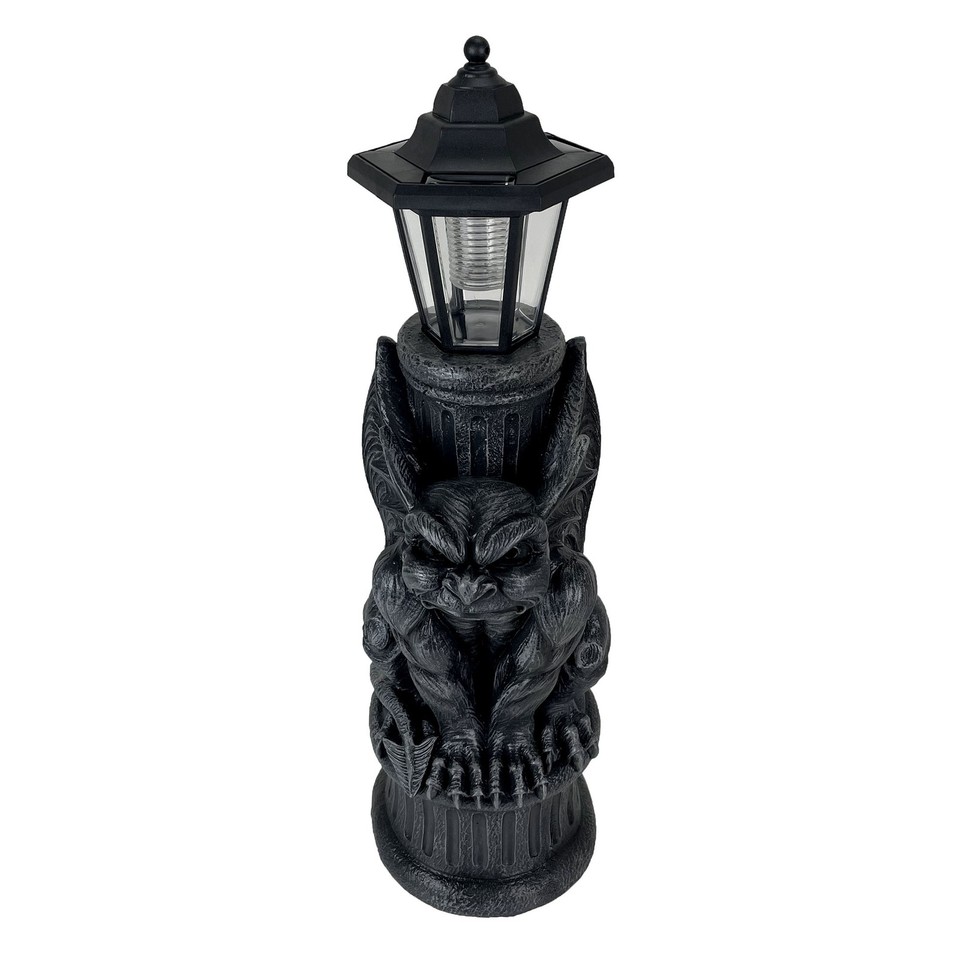 Gothic Guardian Gargoyle LED Solar Light Garden Statue 841548105310| eBay
